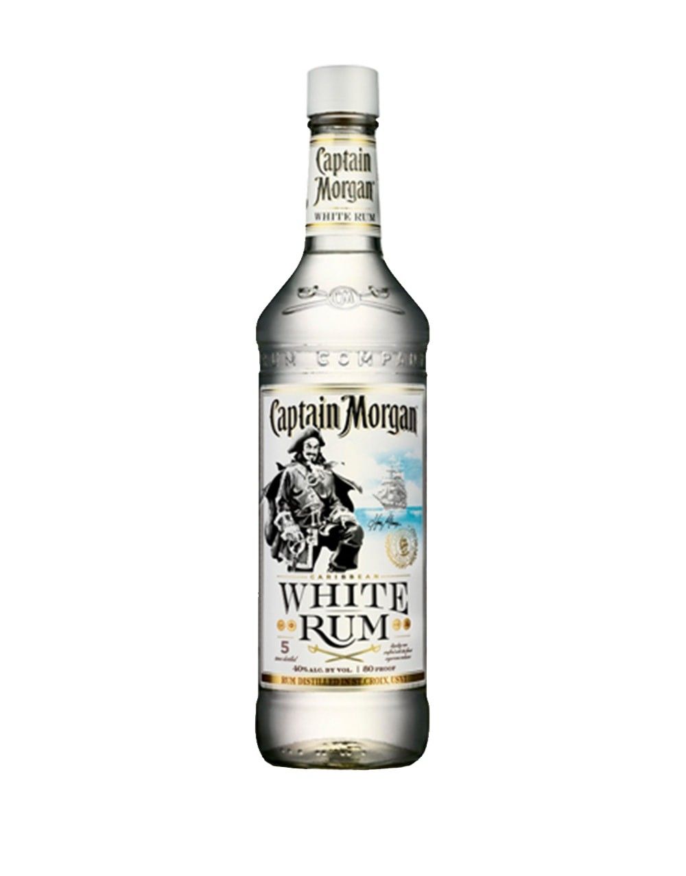 CAPTAIN MORGAN WHITE 70CL - Piscopo's Cash & Carry