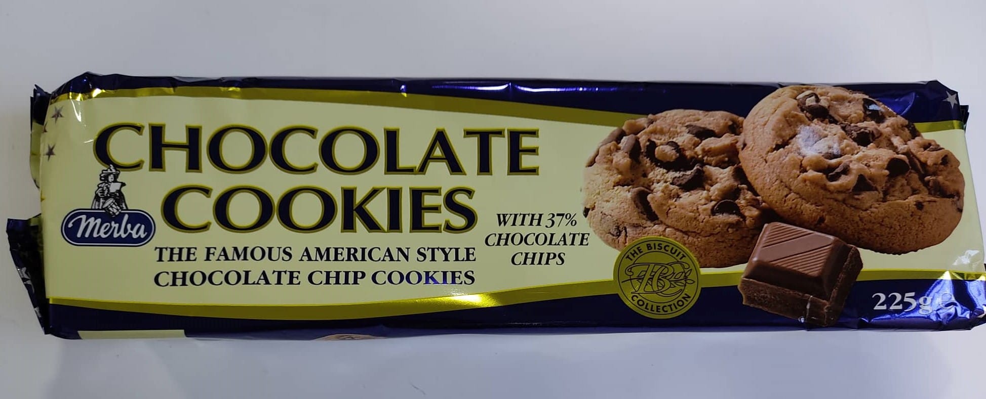 MERBA CHOCOLATE COOKIES 225GR - Piscopo's Cash & Carry
